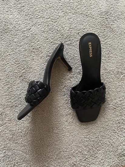 Crne sandala- papuče 40