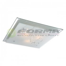 FORMA PLAFONJERA UKRASNA KVADRATNA E27 X 3 X 60W/230V/50HZ