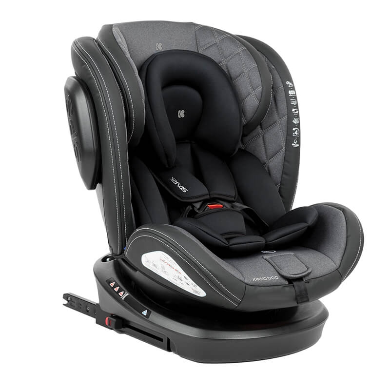 Kikka Boo Stark Isofix auto sedište 0-36kg Dark Grey