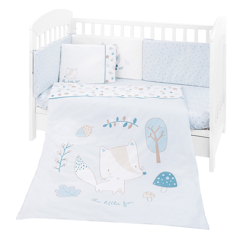 KIKKA BOO KOMPLET POSTELJINA LITTLE FOX 120X60