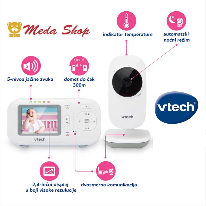 Vtech Bebi Alarm Audio/Video Monitor
