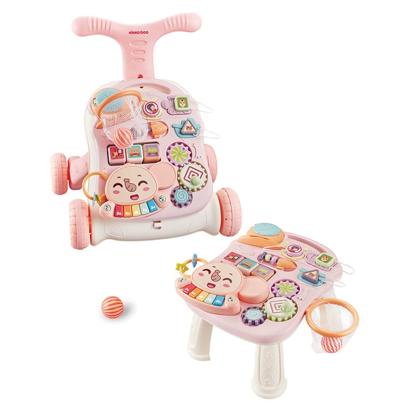 Kikka Boo Play&Grow 2u1 guralica/šetalica Pink