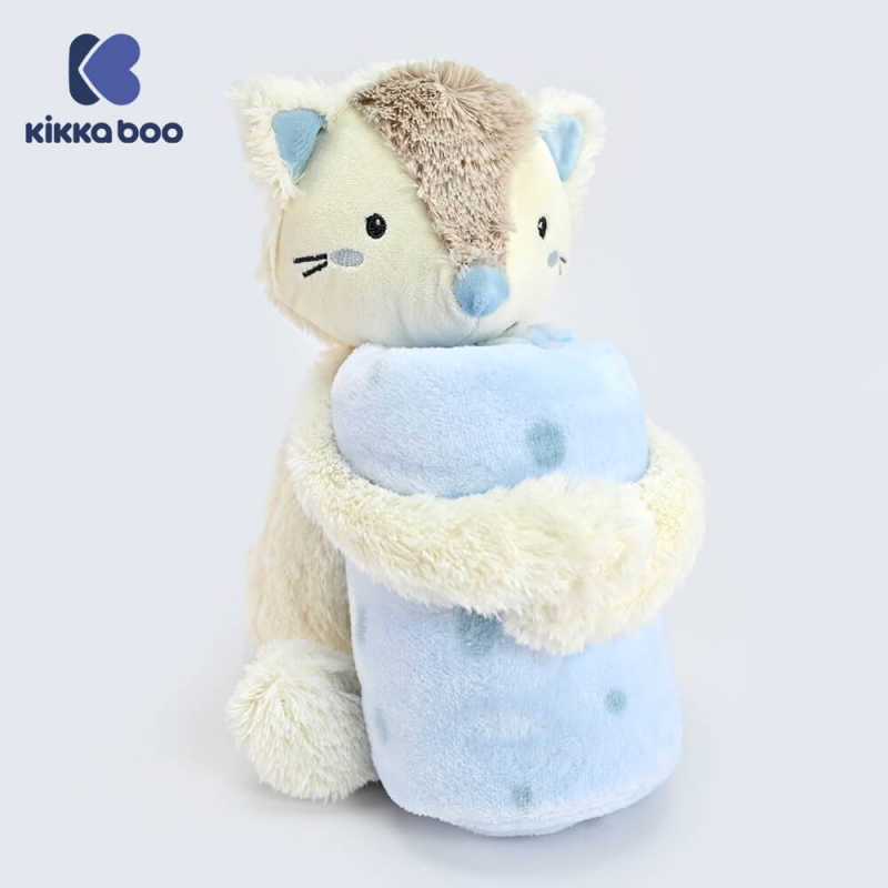 Kikka Boo set bebi ćebence+plišana igračka Little Fox