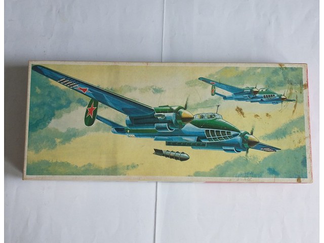 maketa kutija Plasticart TU-2 Made in GDR