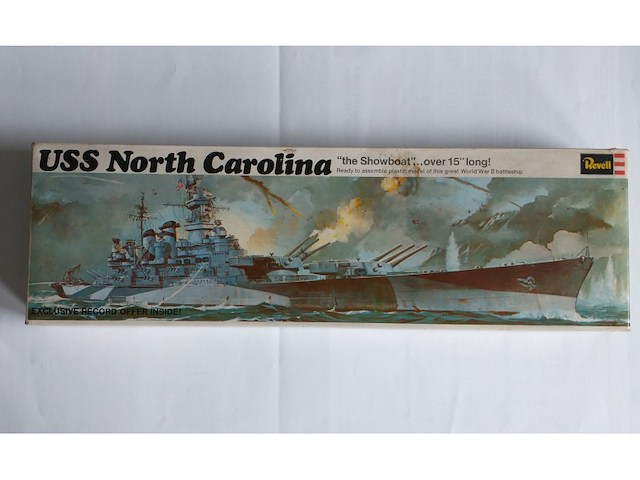 maketa REVELL USS NORTH CAROLINA Made in Germany