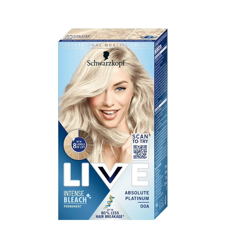 SCHWARZKOPF LIVE COLOR XXL BOJA ZA KOSU LC 00A INTENZIVNO PLATINASTA