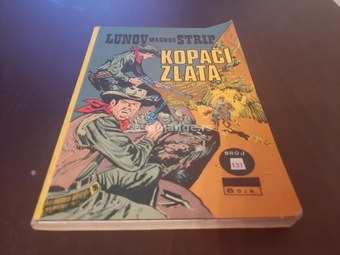 Lunov Magnus Strip 131 Kopaci zlata Kit Teler Mali rendzer Lib23 Izvanredan