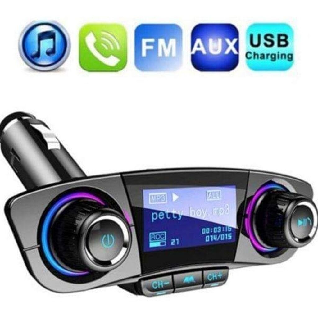 Multifunkcionalni transmiter za auto Cena: 1990 din. Bluetooth Mp3