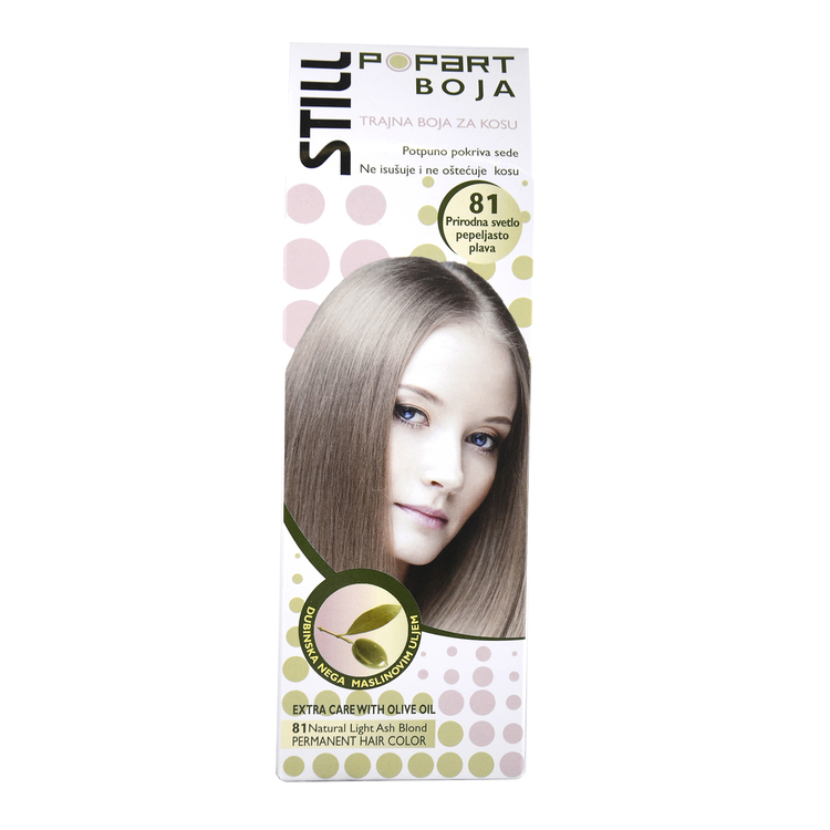 Still Popart farba za kosu prirodno svetlo pepeljasto plava 50ml+75ml