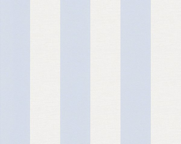 A.S. CRÉATION WALLPAPER «STRIPES, BLUE, WHITE» 314024