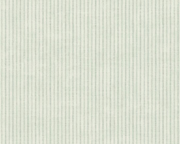 A.S. CRÉATION WALLPAPER «STRIPES, CREAM, GREEN» 390765