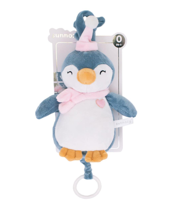 Jungle muzička igračka potezalica za bebe Pingvin - 32001516