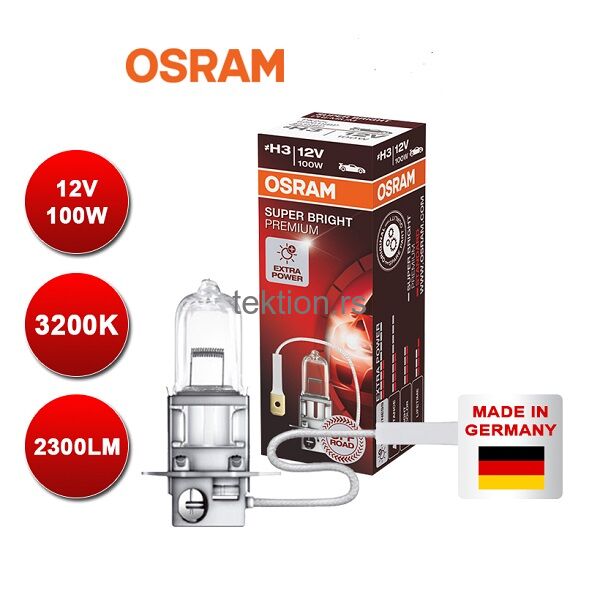 Osram Super Bright auto sijalica 12V H3 100W