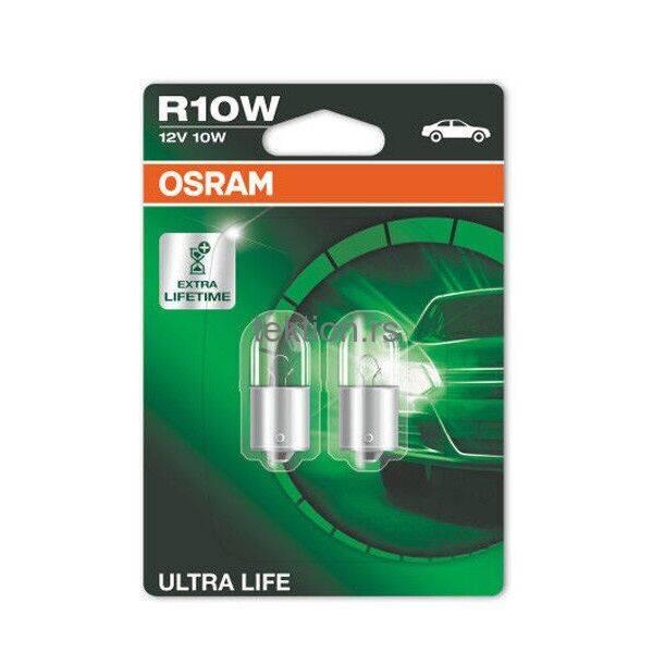 Osram auto sijalica Ultra Life 12V R10W Blister Duo