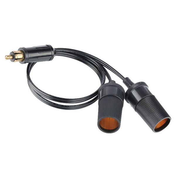 CARMOTION Univerzalni adapter sa kablom i din utičnicom i sa 12-24v dc 20A