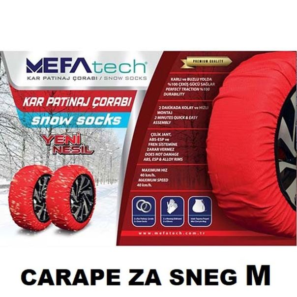 888 CAR ACCESSORIES Čarapa za sneg veličina m 2kom