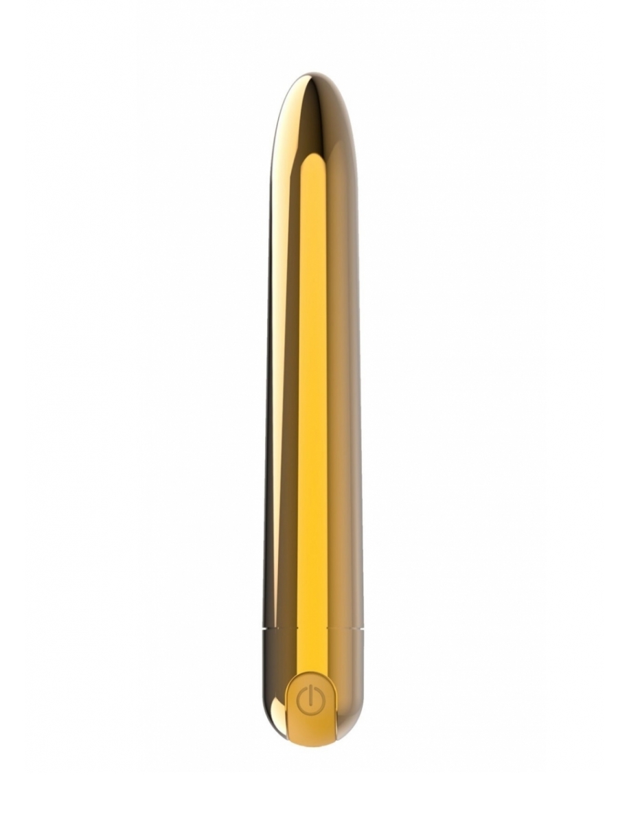 Ultra Power Bullet Glossy Gold Klitoralni Stimulator