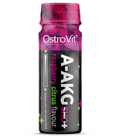 A-AKG SHOT 5000 Raspberry-Citrus (Arginin Alfa-Ketoglutarat) - 80 ml