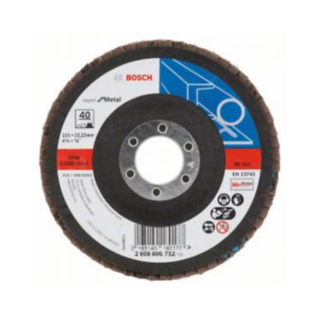 Bosch Lamelni brusni disk izvijeni X551, Expert for Metal Ø115 mm, G 40, 2608606752