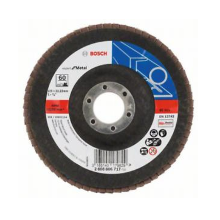 Bosch Lamelni brusni disk izvijeni X551,Expert for Metal Ø125 mm, G 60, 2608606717