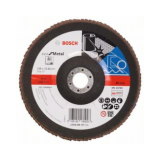 Bosch Lamelni brusni disk izvijeni X571,Best for Metal Ø180 mm, G 40, 2608606737
