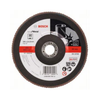 Bosch Lamelni brusni disk izvijeni X571,Best for Metal Ø180 mm, G 80, 2608606739