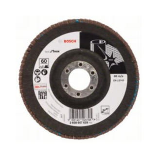 Bosch Lamelni brusni disk izvijeni X581, Best for Inox Ø125 mm, G 60, 2608607639