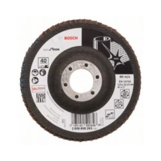 Bosch Lamelni brusni disk izvijeni X581, Best for Inox Ø125 mm, G 80, 2608608263