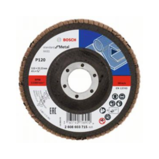 Bosch Lamelni brusni disk ravni X431, Standard for Metal Ø115 mm, G 120, 2608603715
