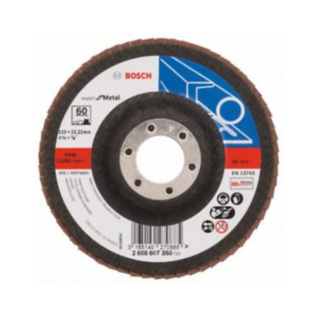 Bosch Lamelni brusni disk ravni X551, Expert for Metal Ø115 mm, G 60, 2608607350