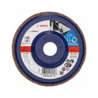 Bosch Lamelni brusni disk ravni X571, Best for Metal Ø125 mm, G 120, 2608607341