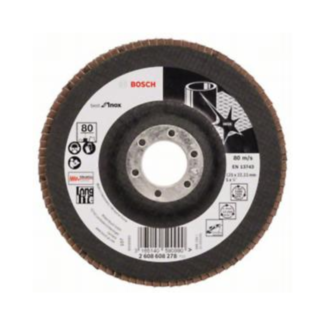 Bosch Lamelni brusni disk ravni X581, Best for Inox Ø125 mm, G 80, 2608608278