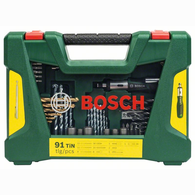 Bosch Set burgija i bitova V-Line, 91 delova, 2607017311