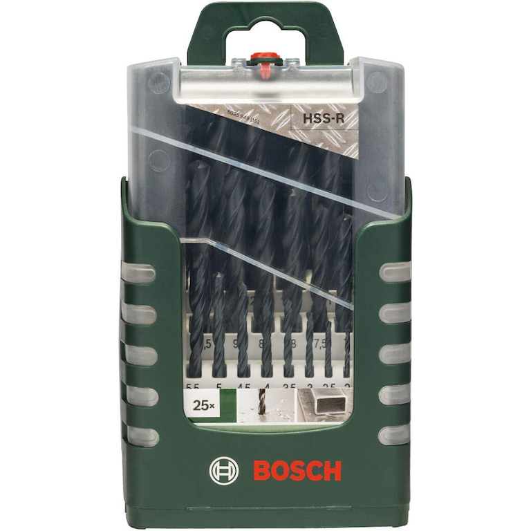 Bosch Set burgija za metal HSS-R, DIN 338, 19 delova, 2609255135