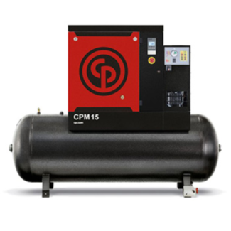 Chicago Pneumatic Vijčani Kompresor 11kW CPM 15 10 bara sa 270l rezervoarom sa sušačem – CP 4152022998