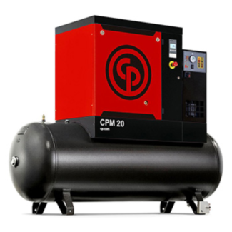 Chicago Pneumatic Vijčani Kompresor 15kW CPM 20 10 bara sa 270l rezervoarom sa sušačem – CP 4152023003