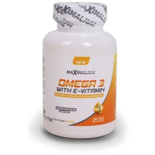 Maximalium Omega 3 + Vitamin E - 100 gelkaps