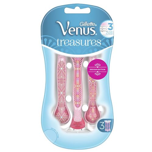 Gillette Venus Treasures Pink ženski brijač 3 komada
