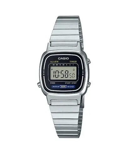 CASIO Ženski sat LA670WD-1 sivi