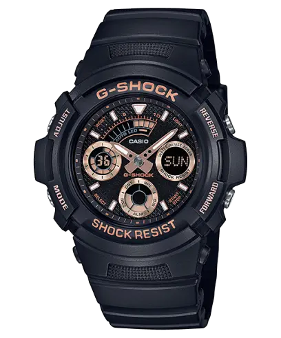 G-SHOCK Muški sat AW-591GBX-1A4 crni