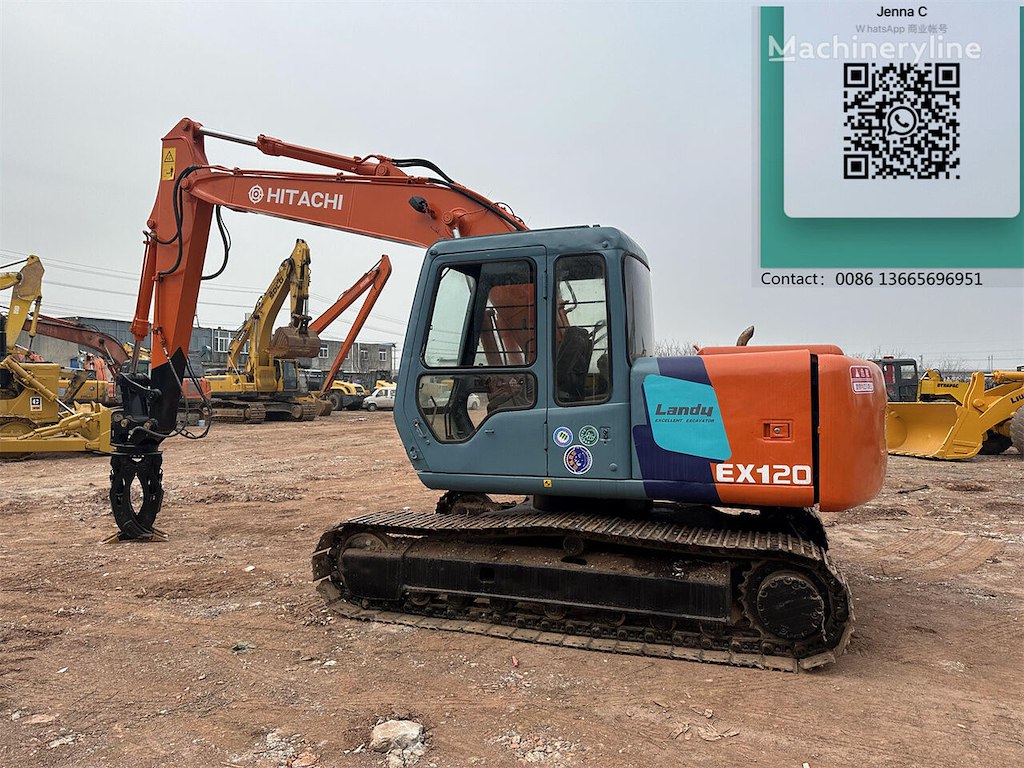 Hitachi EX120 bager guseničar