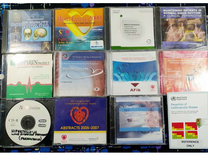 12 CD-a IZ OBLASTI MEDICINE