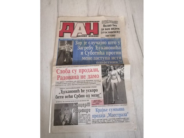 DAN dnevne novine br.888