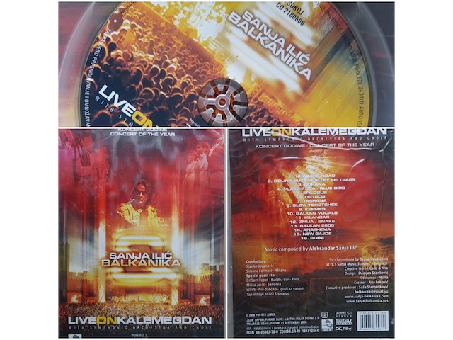 dvd Sanja Ilić Balkanika - Live on Kalemegdan