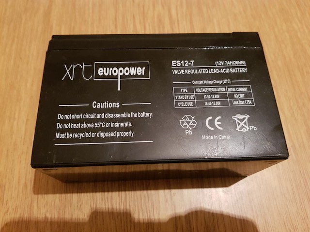 Kompjuteri - Baterija za UPS XRT EuroPower 12V 7AH/20HR