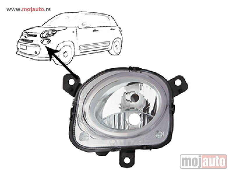 Fiat 500L Pozicija Ispod Fara Leva 12-17,NOVO