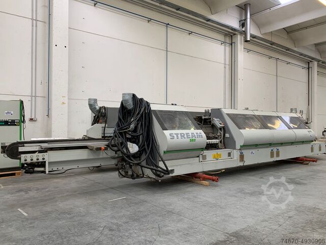 SQUARING EDGEBANDER DOUBLE SHOULDER GLUE PU
BIESSE STREAM SB 2