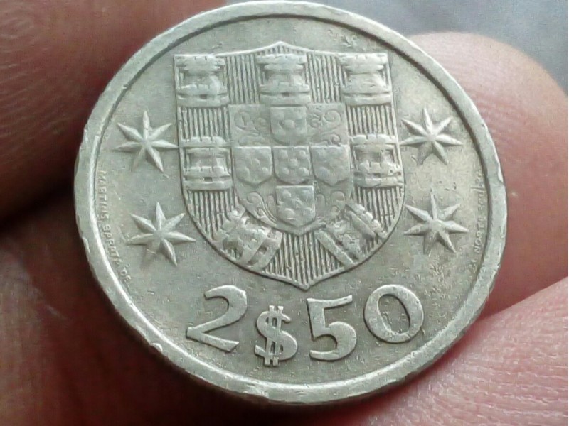 Portugal, 2,5 eskudo 1976