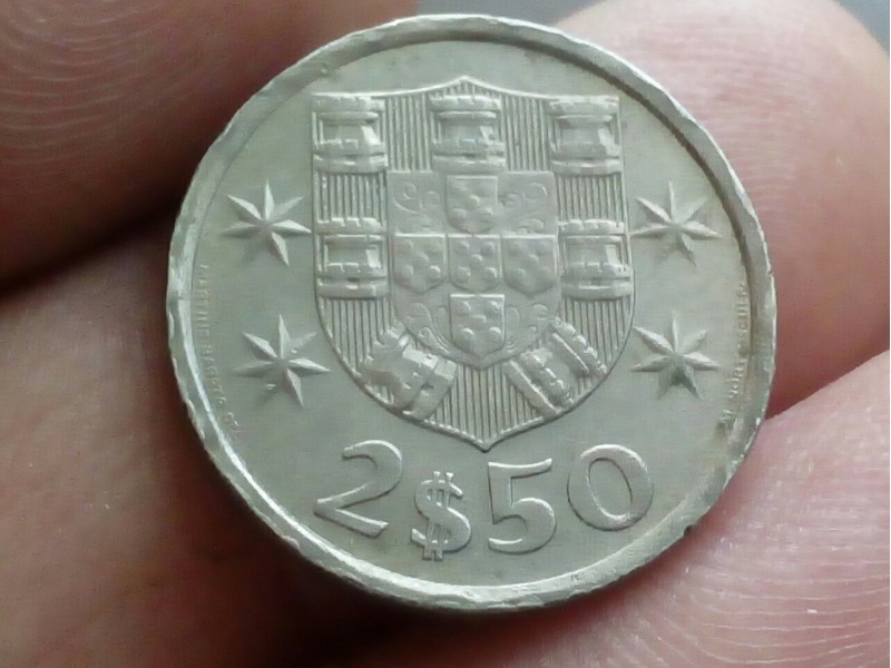 Portugal, 2,5 eskudo 1980