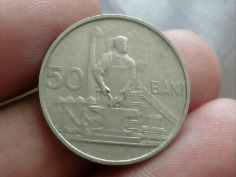 Rumunija, 50 bani 1955